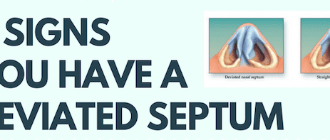 6 signs you have a deviated septum [Infographic]